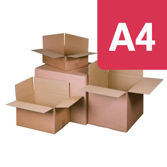 Karton DIN A4 | stabile Kartons und Versandkartons ab 0,21